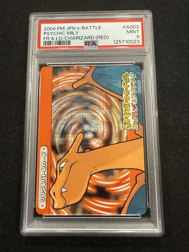 Pokemon Psychic Mily Charizard e-Battle A003 Japanese Fire Red Leaf ...