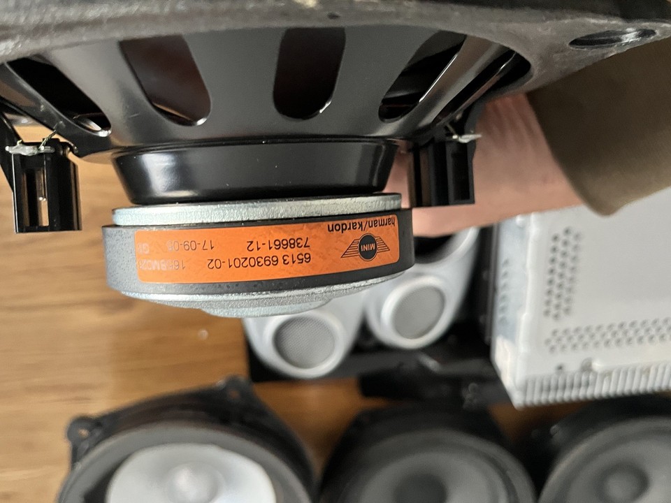 Mini Cooper r52 /r53 full Harmon kardon set .radio speakers | eBay UK