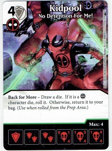 Single Card + Die - Dicemasters Deadpool - Uncommon Kidpool | eBay