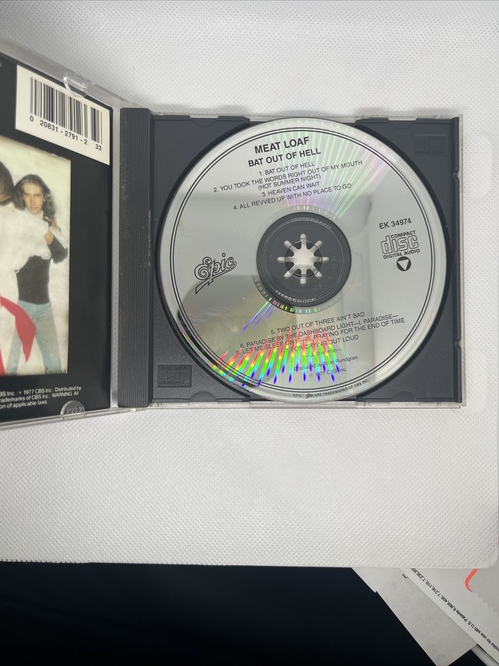 Bat Out of Hell by Meat Loaf (CD, Oct-1990, Epic) 74643497428 | eBay