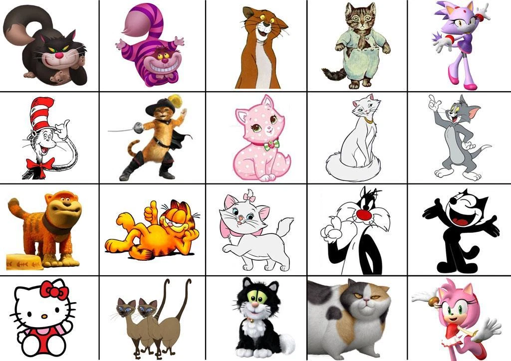 Famous Cartoon Cats