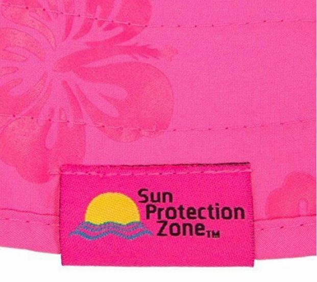 Sun Protection Zone Kids UPF 50+ Adjustable Child BARBIE PINK Beach ...