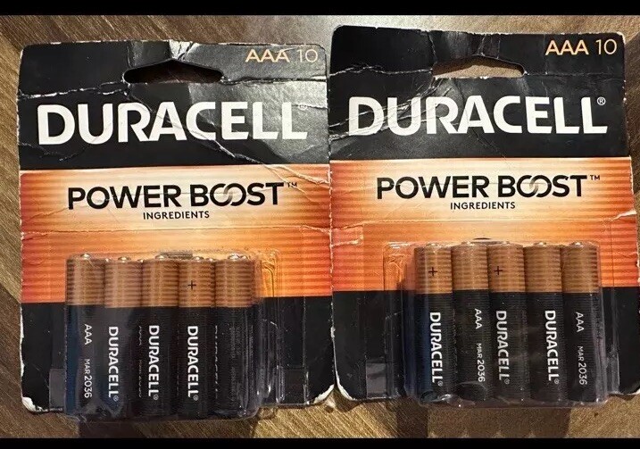 Duracell AA And AAA Batteries Lot 40 AA and 20 AAA New Sealed ...