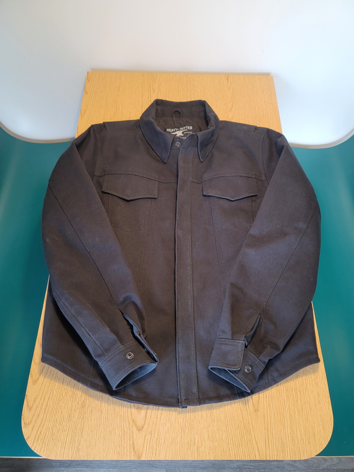 First MFG Co Heavy Hitter Motorcycle Jacket 20oz. Bla… - Gem