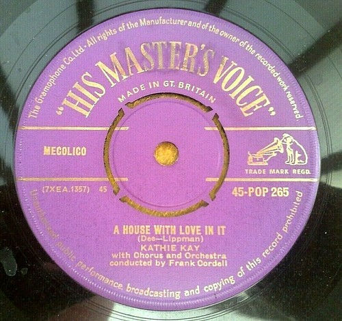 KATHIE KAY " A HOUSE WITH LOVE IN IT / TO BE SURE "RARE SUPER UK ORIG ...