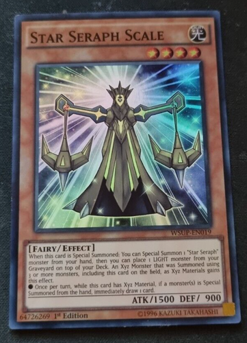 Yugioh - Star Seraph Scale - Super Rare - WSUP-EN019 - Near Mint ...
