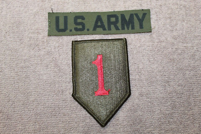 Original Gulf War One U.S. Army Tape & 1st Infantry Division Uniform ...