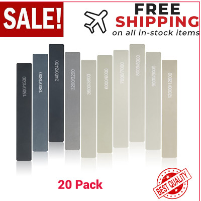 20 Pieces Sanding Sticks for Plastic Models Polishing Sanding Sticks ...