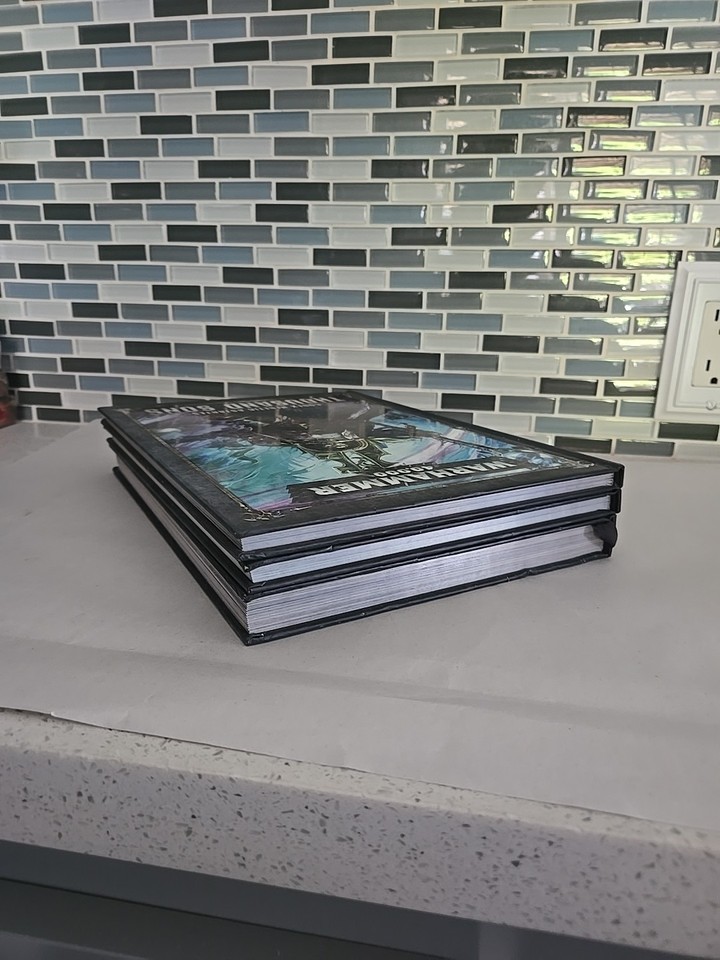 Warhammer 40k Core Rule Book, Codex Games Workshop Hardcover Lot Of 3 ...