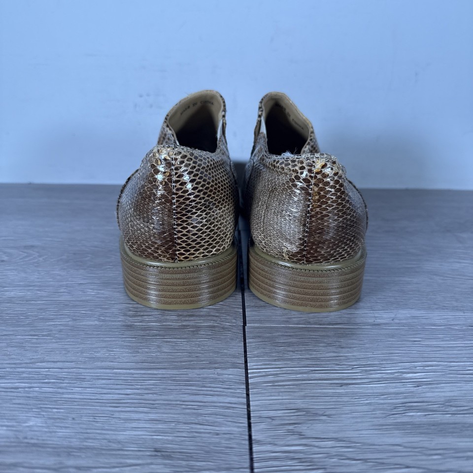 Snake Skin Slip On Shoes Size Mens 8.5 Medium Giorgio Brutini Private ...