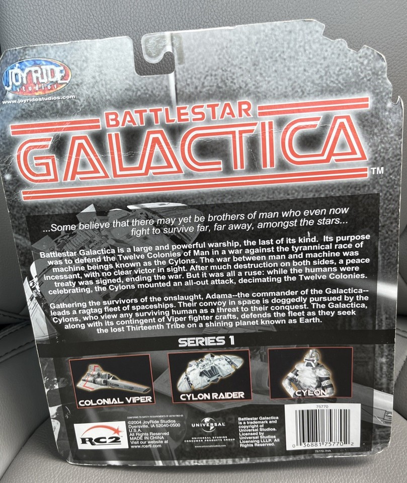 Battlestar Galactica Cylon Raider Joy Ride Series 1 MOC *NEW READ* | eBay
