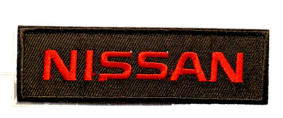 Nissan JDM Racing Motorsports Red Black Logo 4in Patch Iron / Sew-On | eBay