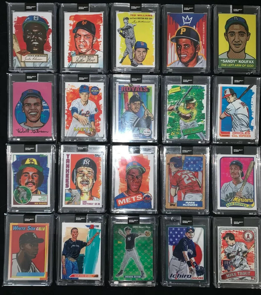 Topps Project 2020 Complete Set (20) BLAKE JAMIESON - Ryan Mattingly ...