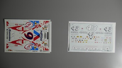 Lot of 2 Slixx Decals 1/24 1/25 Mark Martin 6 #1501 Petty 43 #6743 | eBay
