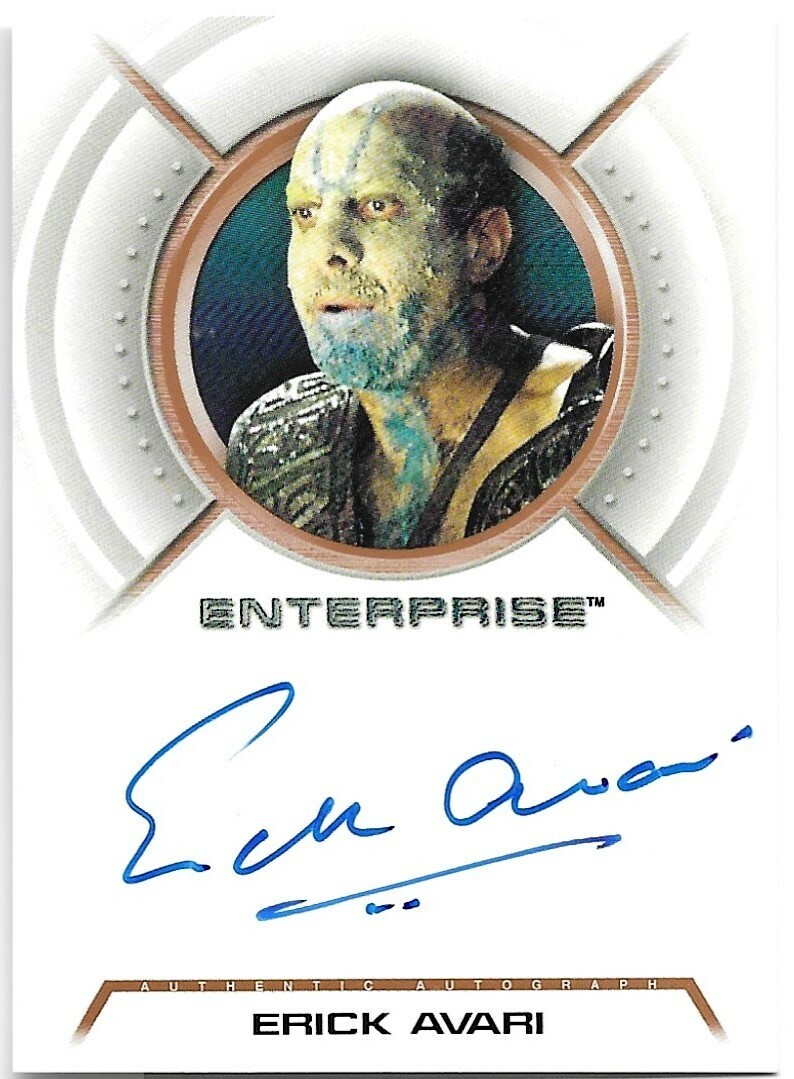 Star Trek Enterprise Season One - Erick Avari - Jamin - Autograph - A3 ...