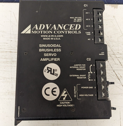 Advanced Motion Control Sinusoidal Brushless Servo Amplifier ...