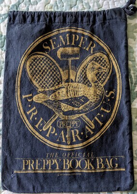 The Official Preppy Book Bag Semper Preparatus | eBay