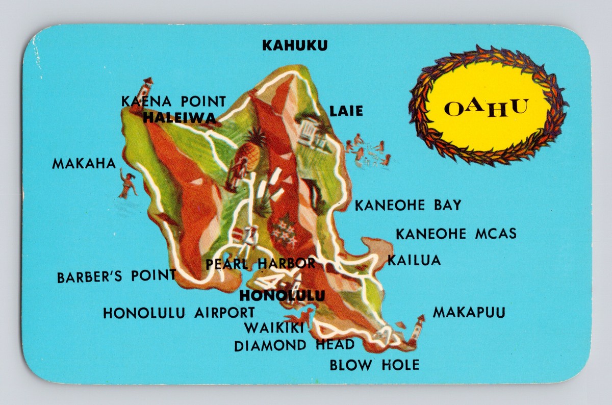 Honolulu Island Map