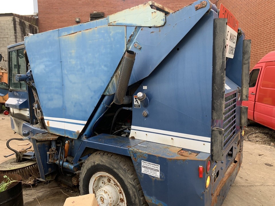 fmc vanguard street sweeper parking lot sweeper | eBay