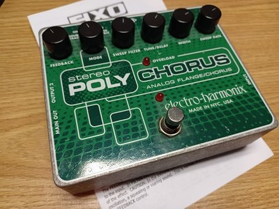 Electro-Harmonix stereo Polychorus Analogue Flange/Chorus (rare) | eBay