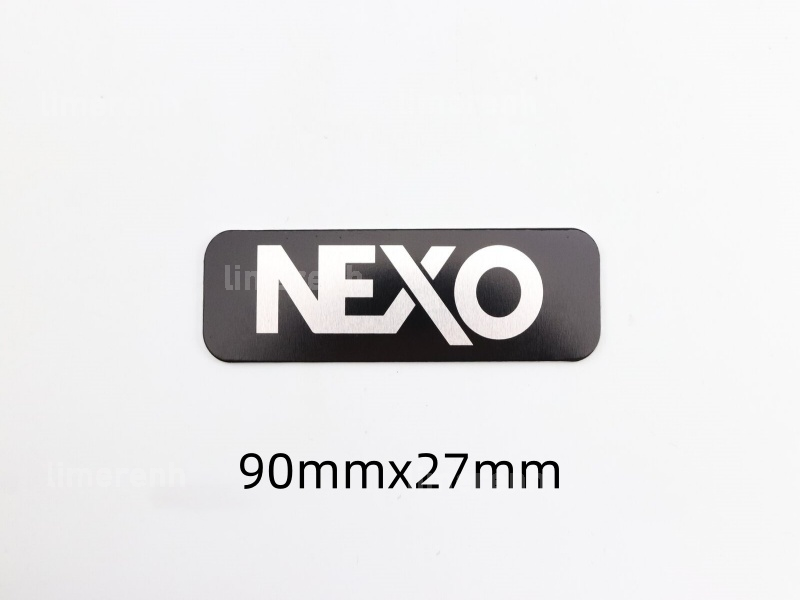 A set New NEXO PS15 Plastic Sticker Logo Speaker box Badge Replacement ...