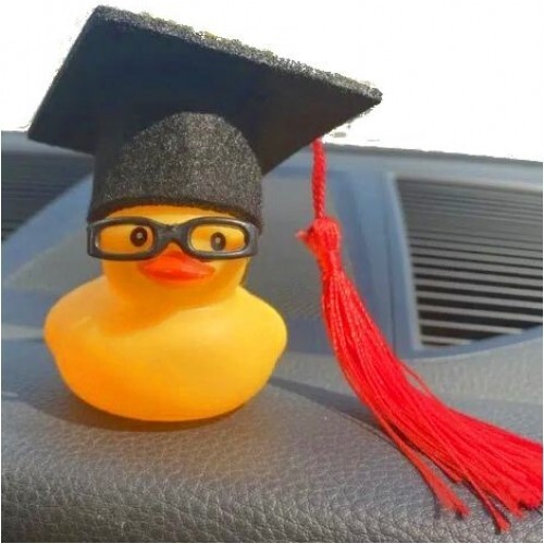 FREE SHIP CRUISING RUBBER DUCK GRADUATION CAP TASSEL & GLASSES ...