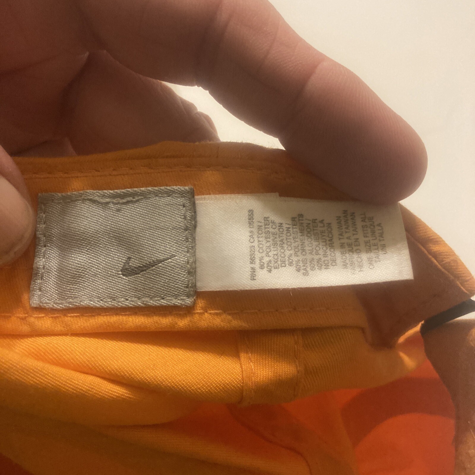 Nike Check Mark Swoosh Logo Adjustable Strap orange - Gem