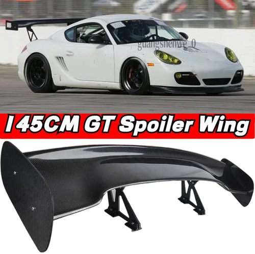 57" Carbon Fiber Rear Spoiler Wing GT For Porsche 718 981 987 Boxter ...