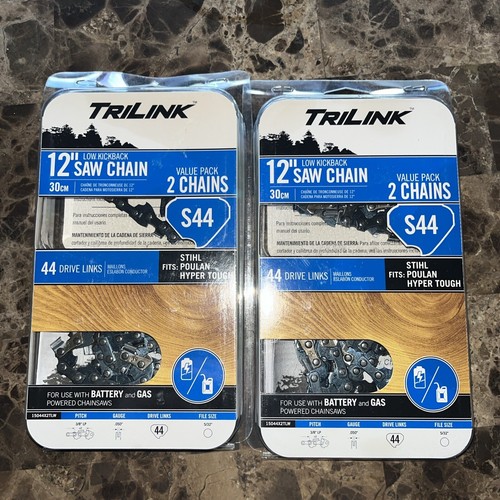 2-Pack TriLink Saw Chain 12 Inch S44 15044X2TLW Echo Poulan Stihl X2 4 Chains | eBay