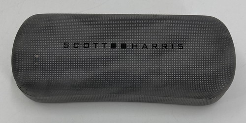 Authentic Scott Harris Hard Clamshell Glasses Case Gunmetal Grey ...