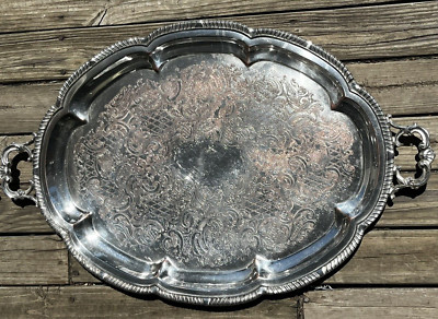 Platters & Trays - Vintage Fb Rogers Silverplate