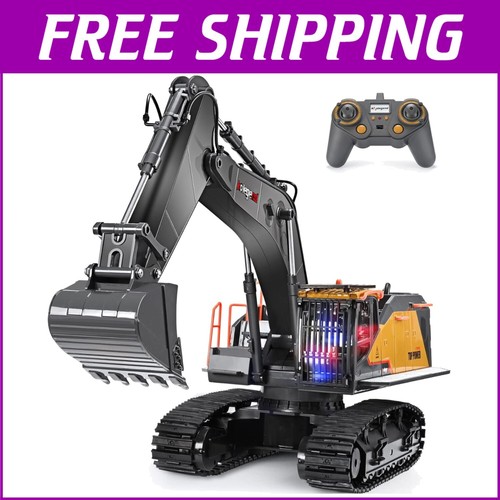 Versatile RC Excavator with 3 Motors - 100 Feet Control Range, Perfect ...