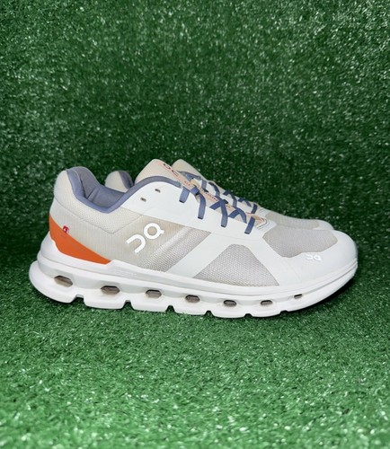 On Cloud Cloudrunner 2 White Undyed Flame Orange Running Shoe Women ...