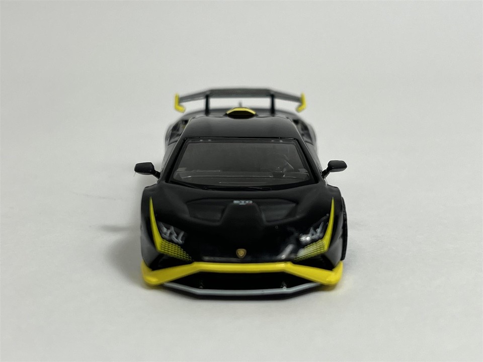 Lamborghini Huracan STO Nero Noctis LHD 1:64 Scale Mini GT MGT00638L | eBay