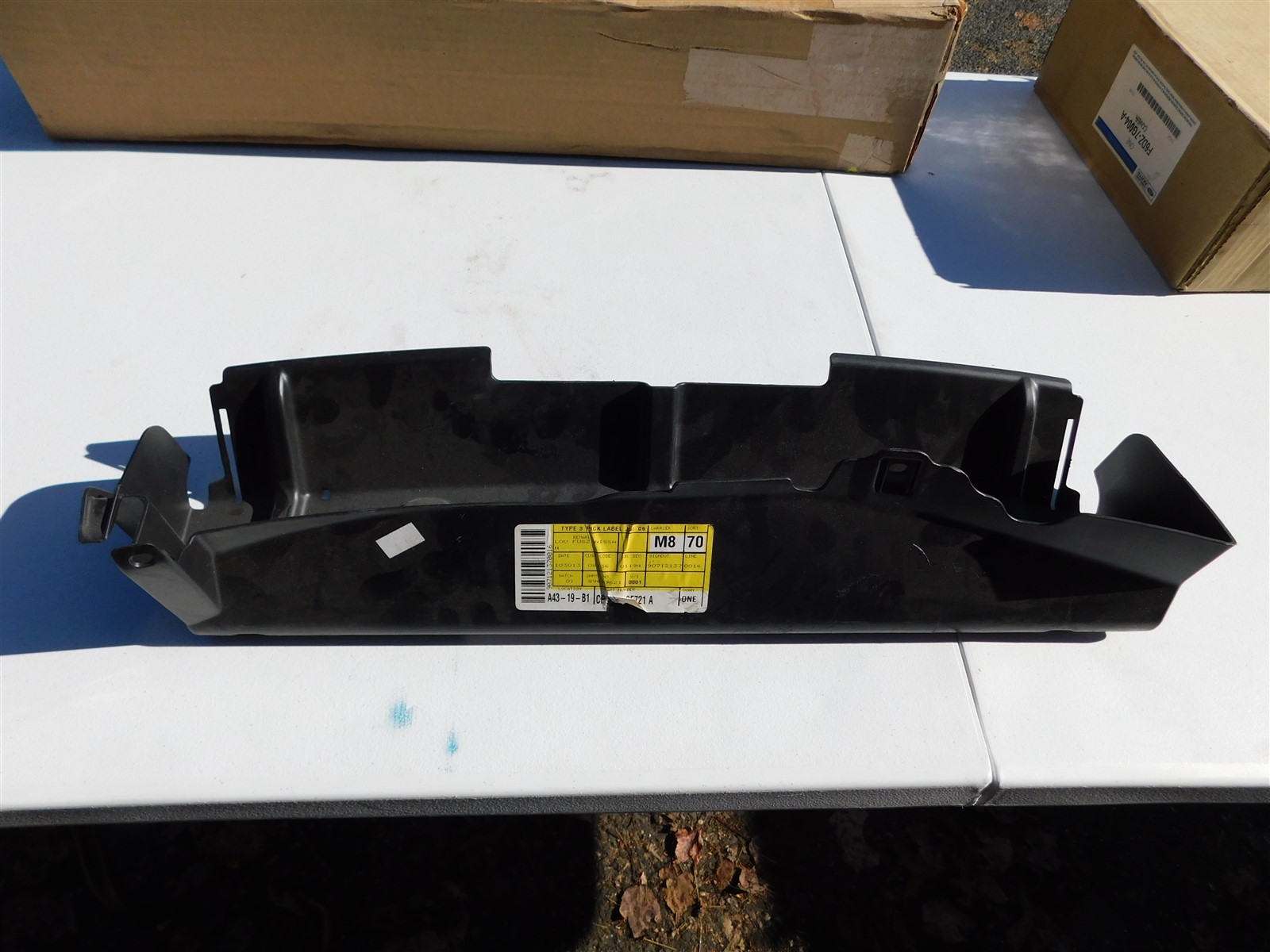 NEW 2012 - 2016 FORD FOCUS RADIATOR UPPER AIR DEFLECTOR SHIELD CP9Z ...