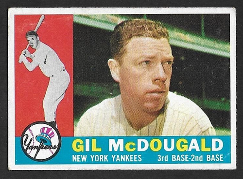 1960 Topps #247 Gil McDougald, New York Yankees, EX-EXMT | eBay
