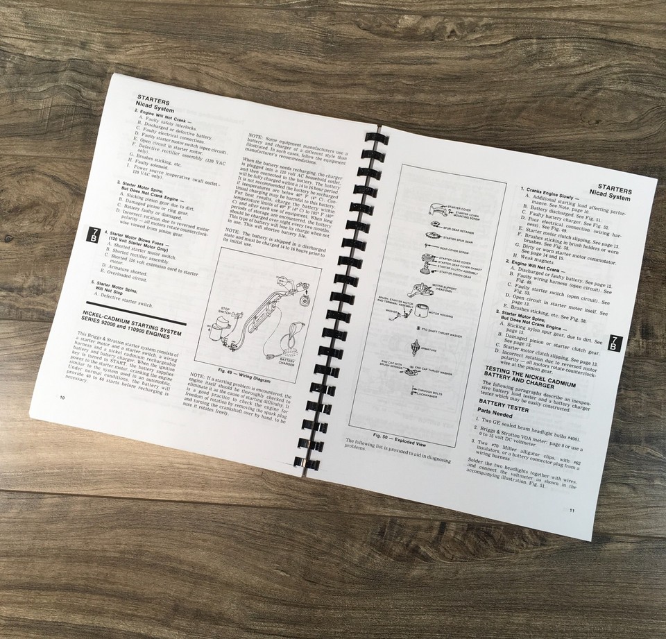 Briggs & Stratton 100000 110000 130000 Series 1 Cylinder Engine Service Manual | eBay