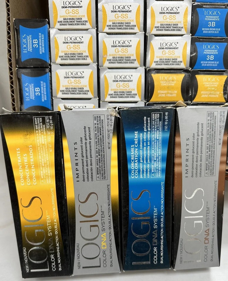 Logics Color DNA System Permanent / demi permanent Hair Color 2 oz ...