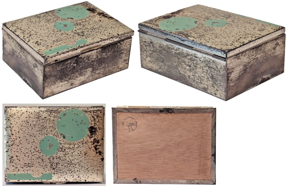 MARIANNE BRANDT RUPPEL GMF ZIGARETTEN SCHATULLE BOX DESIGN ARTDECO ...