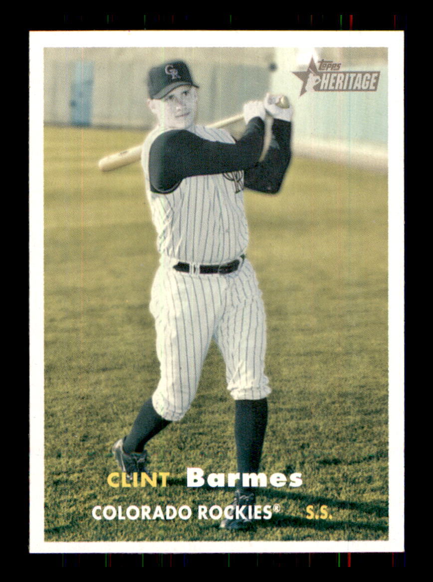 2006 Baseball Topps Heritage Clint Barmes Colorado Rockies #446 | eBay