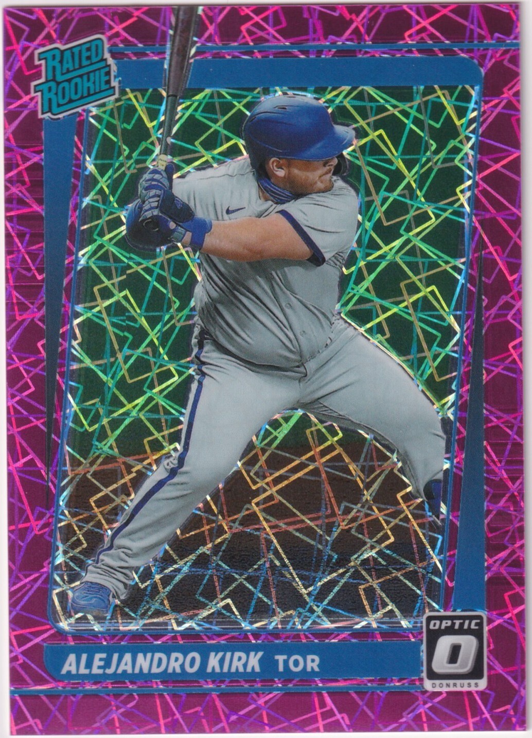 2021 Panini Donruss Optic - Rated Rookie Alejandro Kirk #63 Pink ...