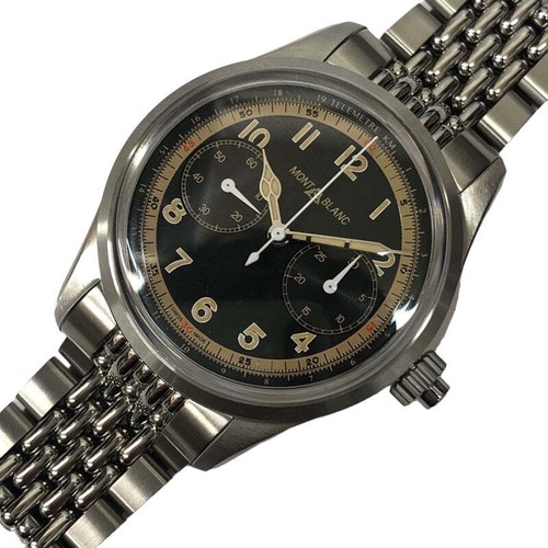 MONTBLANC 1858 Monopusher Chronograph 125582 #1389 | eBay