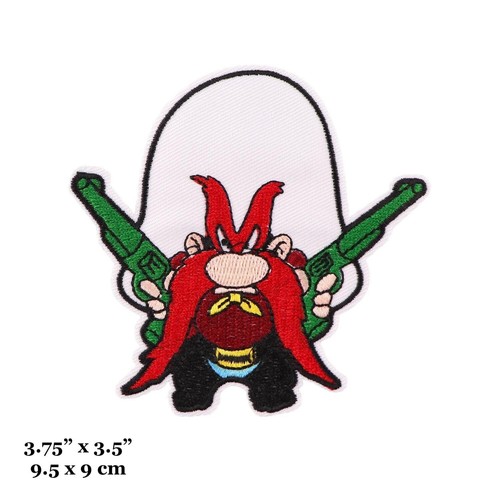 Yosemite Sam Cartoon Character Embroidered Iron On Patch | eBay