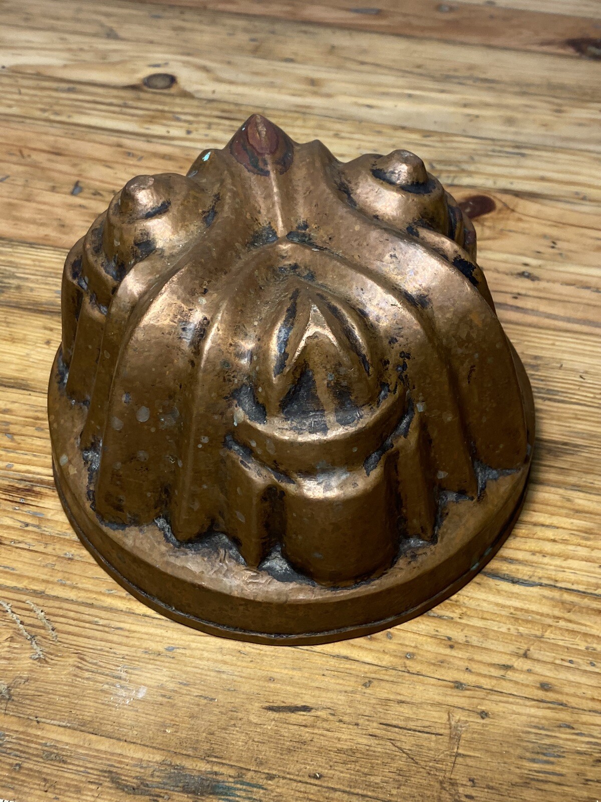 Rare! Antique Victorian Copper Mold Jelly Pudding Cake Mould Signed ...