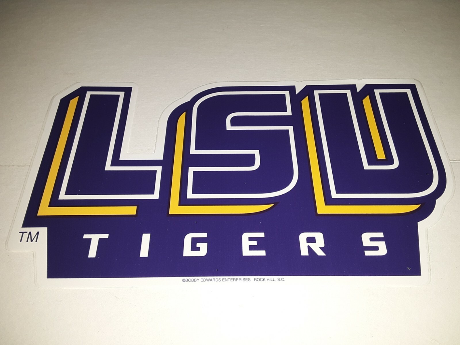 LSU Tigers Sticker Decal 9" x 5" ( set of 12 stickers ) | eBay