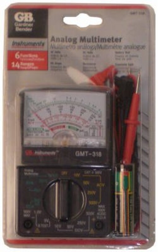 GB Gardner Bender GMT-318 14 Range Analog Multimeter | eBay