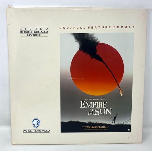 Empire Of The Sun Laserdisc LD CAV 118 A/B/C Christian Bale Malkovich ...