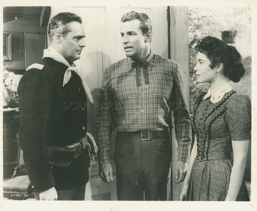 BUSTER CRABBE JOHN SMITH MARILYN SARIS THE LAWLESS EIGHTIES 1957 PHOTO ...