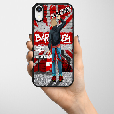 Personalised Barnsley iPhone Case Football Hard Phone Cover Skinhead ...