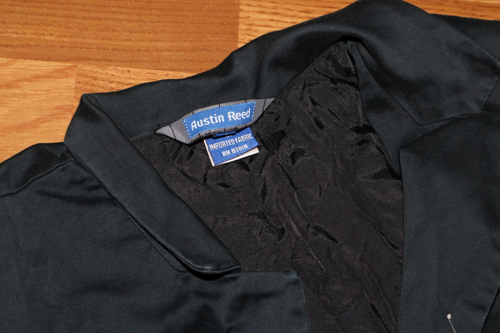 LADIES AUSTIN REED BLACK SHIRT STYLE DRESS SIZE 14 USA made Buttons ...